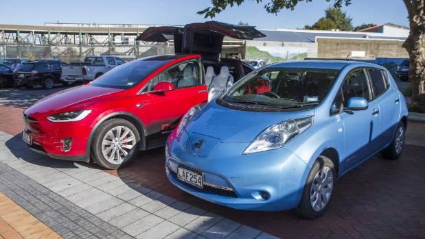 Charge of the electric car brigade advances on Marlborough